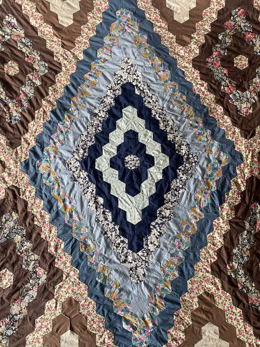 Vintage double Patchwork quilt – Iris & Mabel Online
