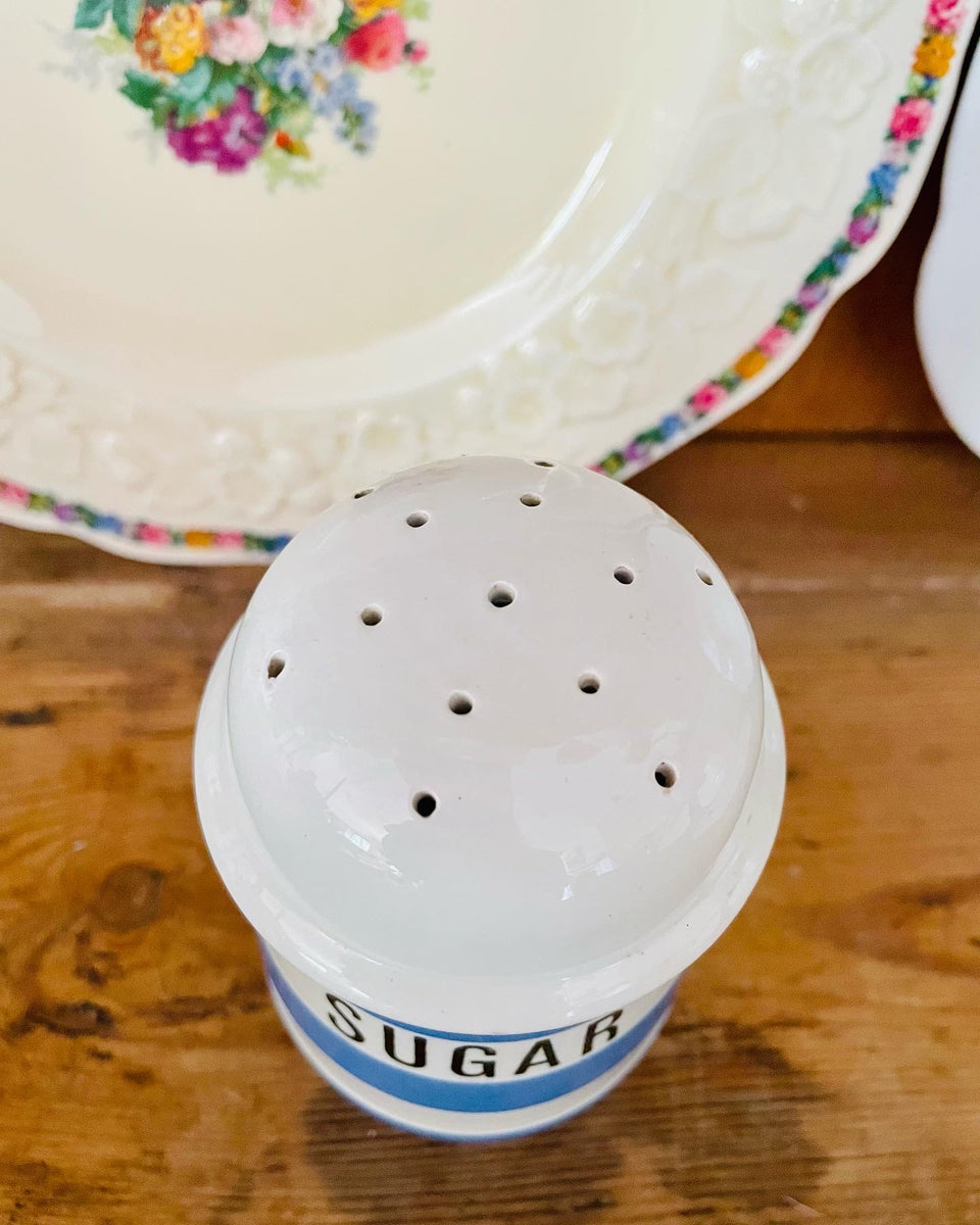 Cornish ware sugar shaker – Iris & Mabel Online